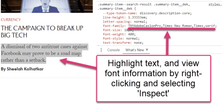 What is The Font? 5 Ways To Find The Name of Any Font